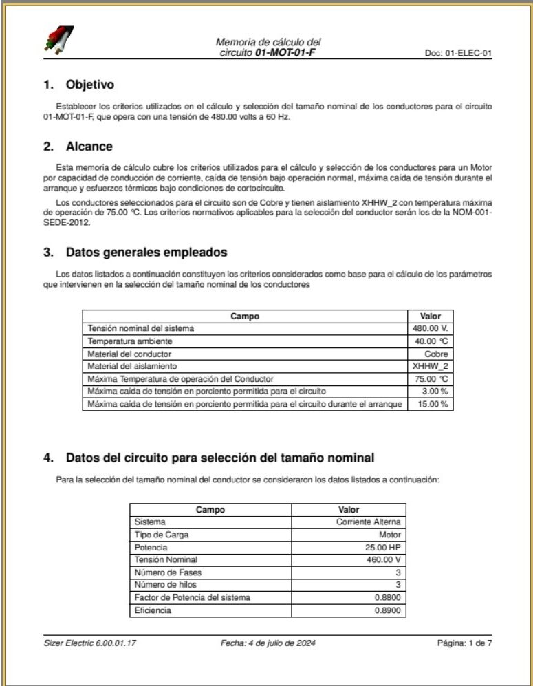 Inicio - Sizer Electric